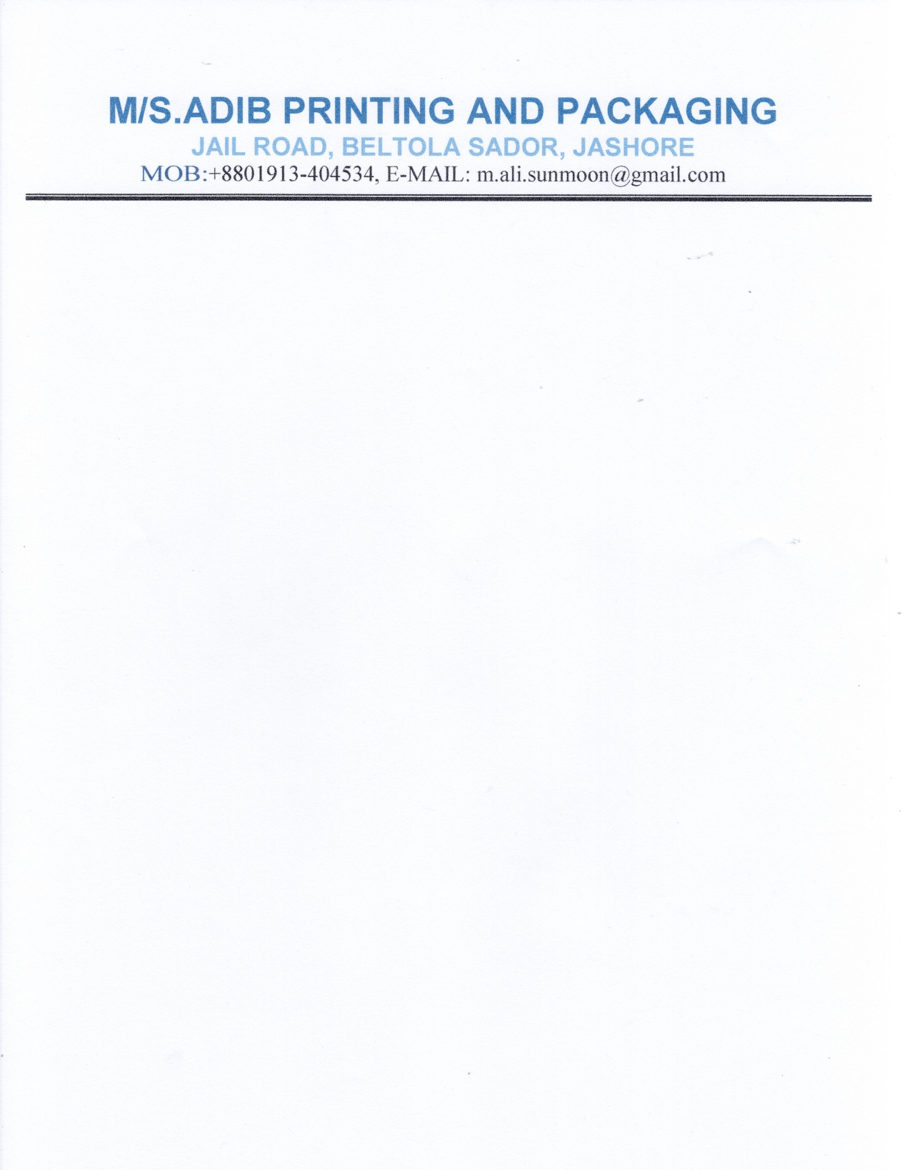 M/S. SAJID ENTERPRISE - Exporter Database